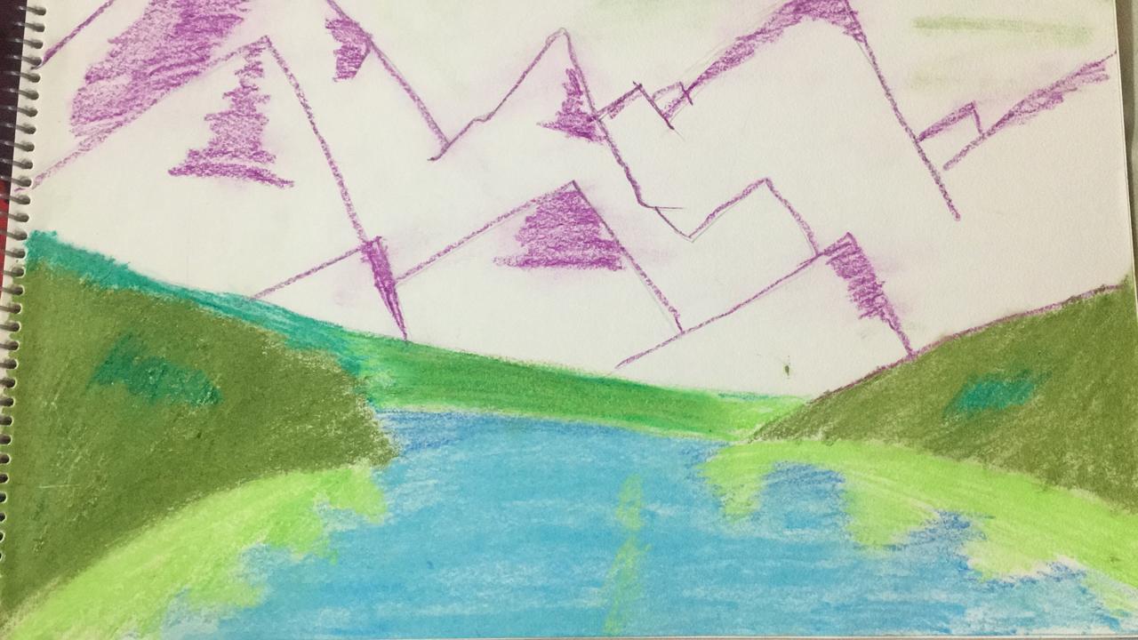 clear valley emphasizing the mountains – The X